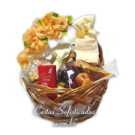 Cesta de Café da Manhã Amanhecer com Nobreza. Cestas Sofisticadas