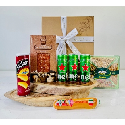 Kit Aperitivo Heineken. Cestas Sofisticadas