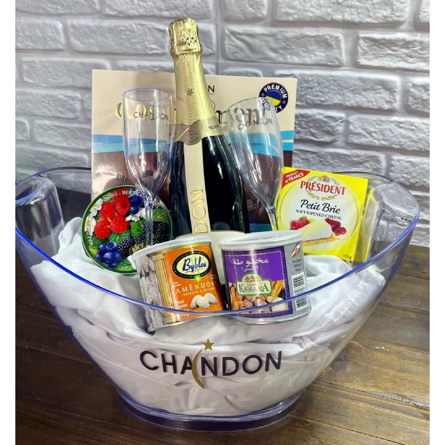 Cesta Chandon Festejar. Cestas Sofisticadas