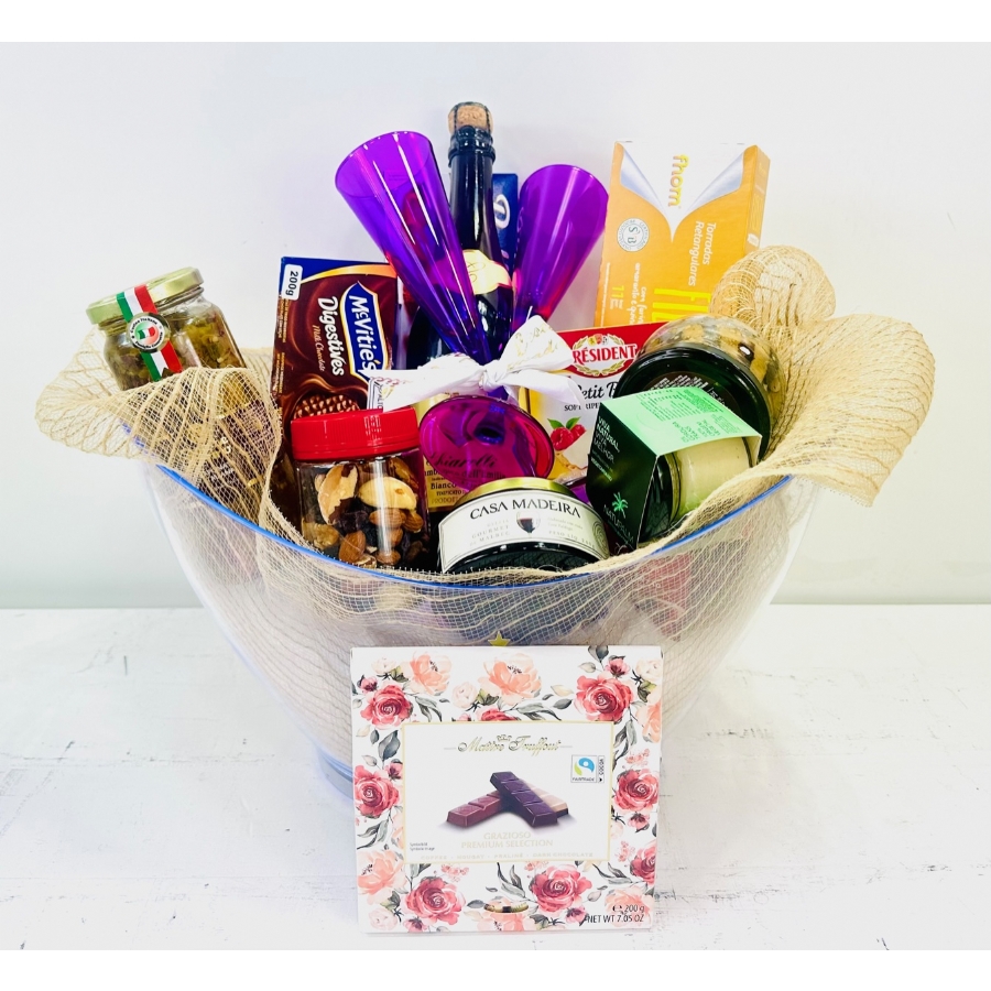 Cesta Gourmet Chiarelli. Cestas Sofisticadas